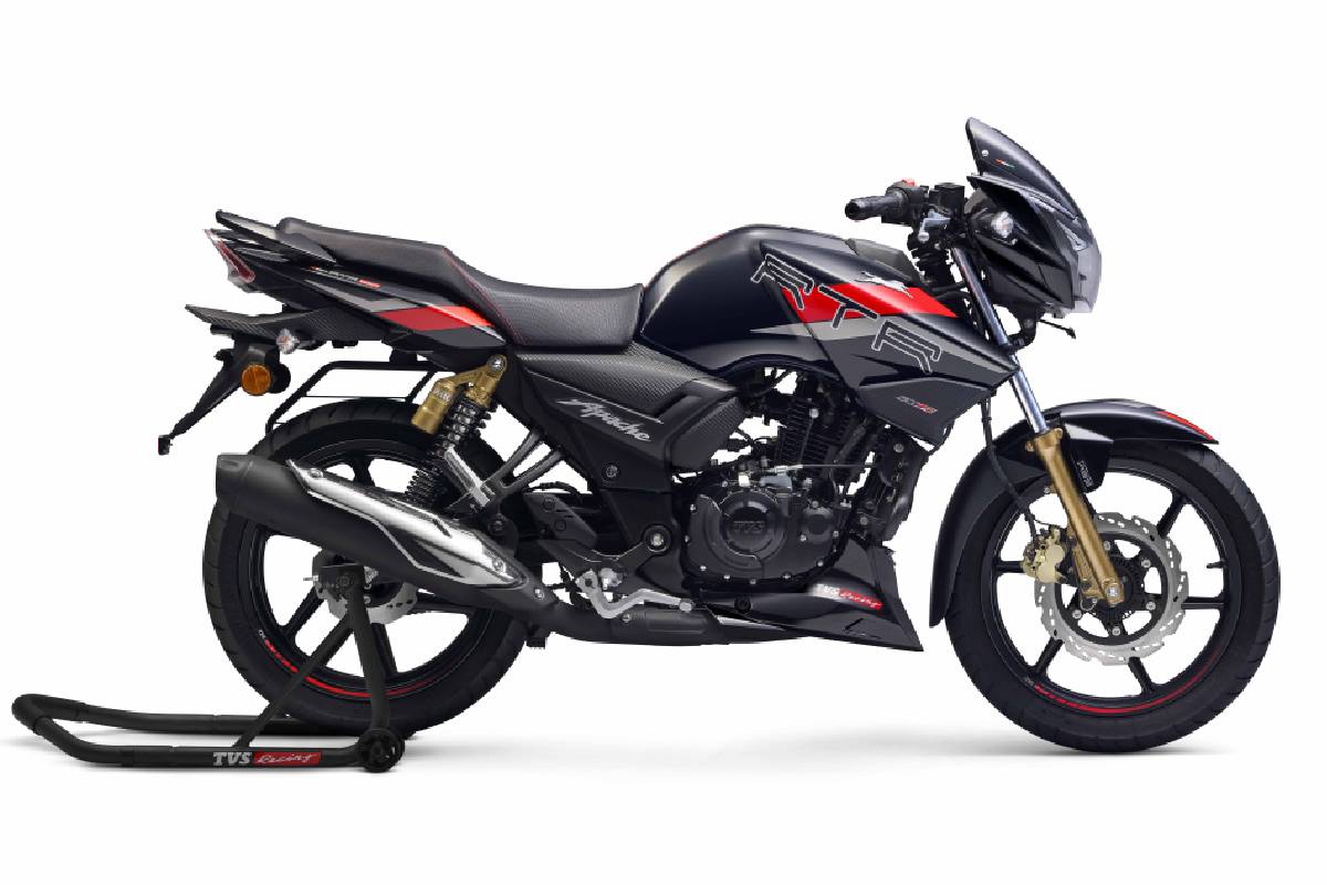 TVS Apache RTR 160 & RTR 180 in Pics: See Design, Features, and More in ...