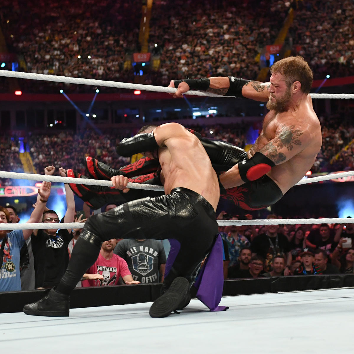 In Pictures: Clash at the Castle- Roman Reigns, Tyson Fury Make Headlines in UK - News18