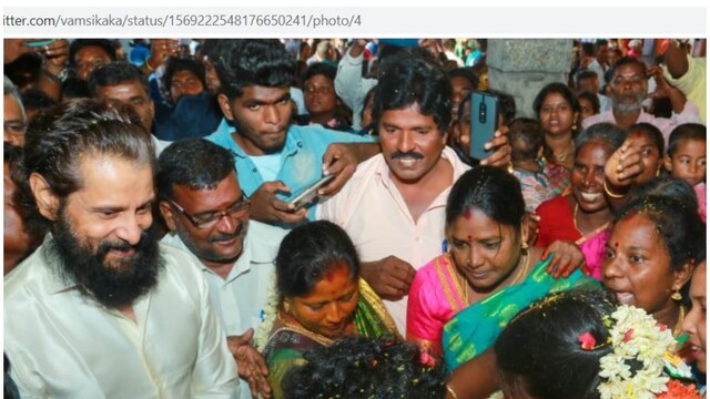 Ponniyin Selvan Star Chiyaan Vikram Attends His Late House Help Son's ...