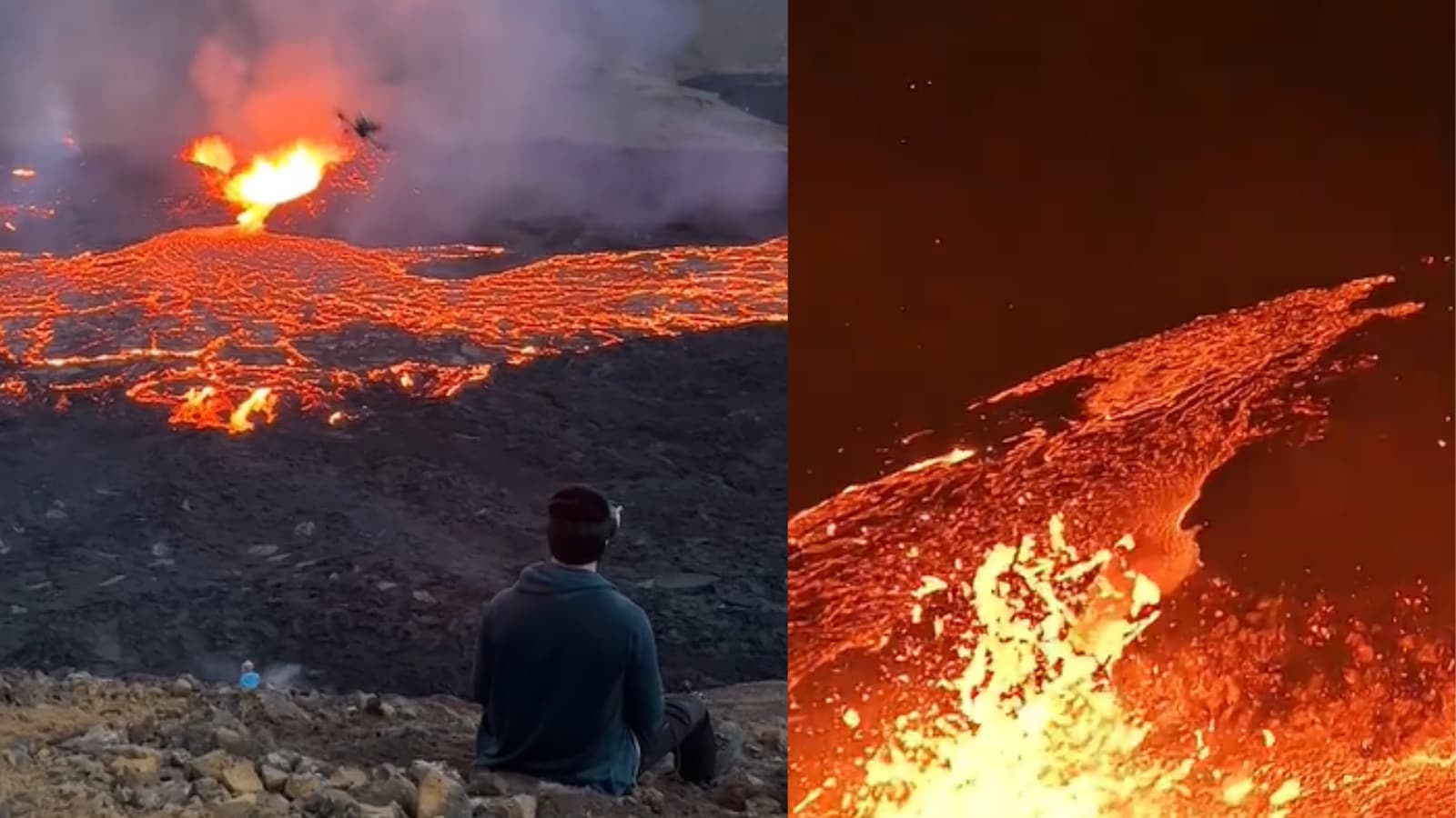 Drone Gets Hit By Lava While Flying Over An Active Volcano, Yet ...
