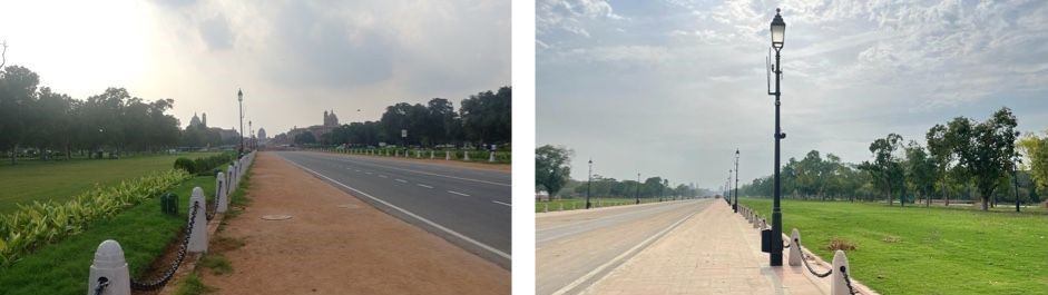 Revamped Central Vista Ready: Check Before-and-After Pics as Rajpath ...