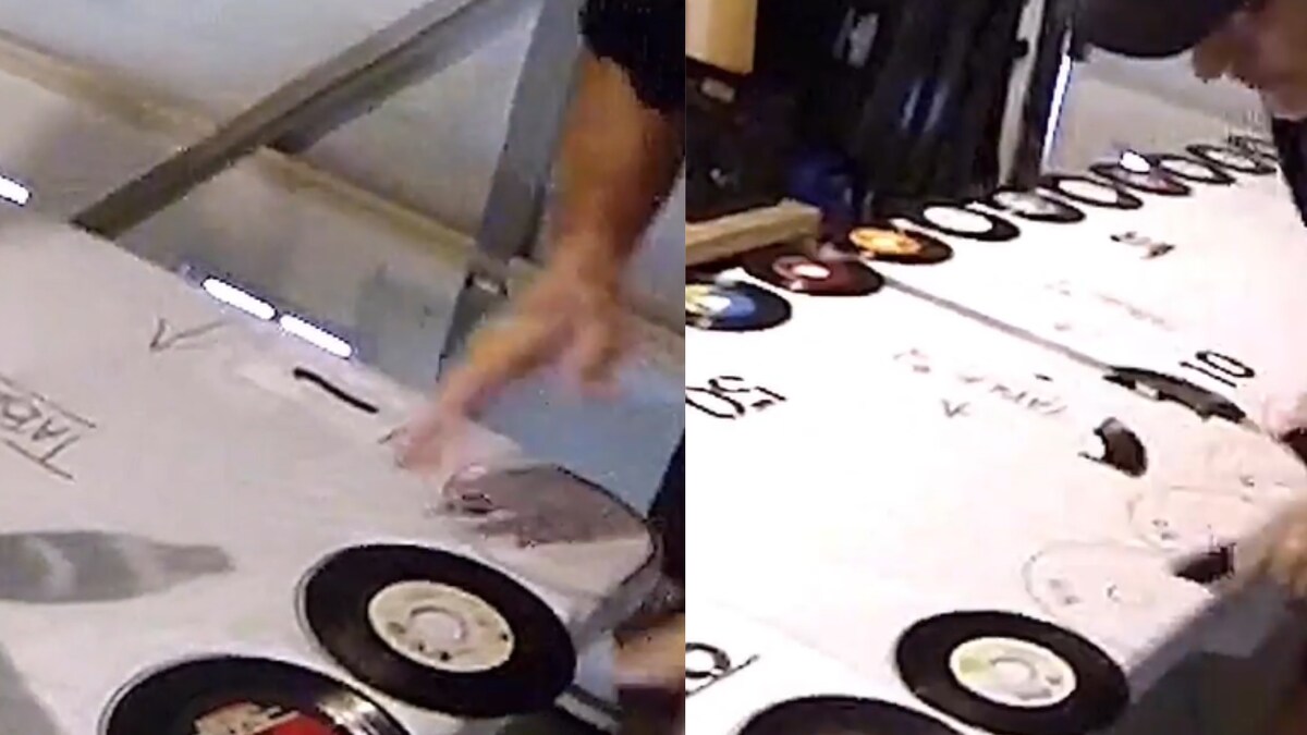 WATCH: US Man Smashes 'Most Vinyl Records' in 30 Seconds, Enters ...