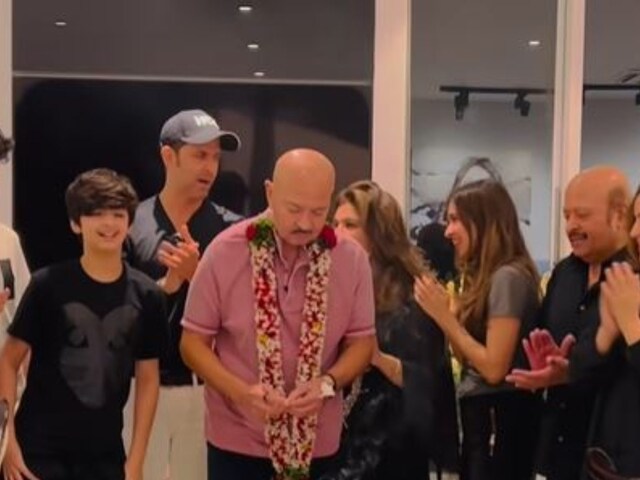 Hrithik Roshan Shares Video From Father Rakesh Roshan's Birthday ...