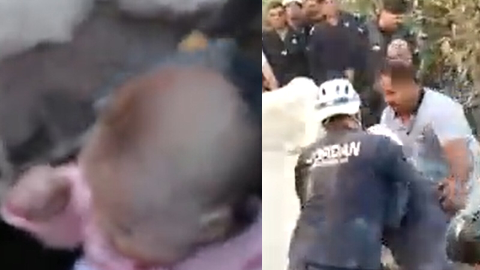 Baby Pulled Out Alive 30 Hours After Building Collapse in Jordan, Watch ...