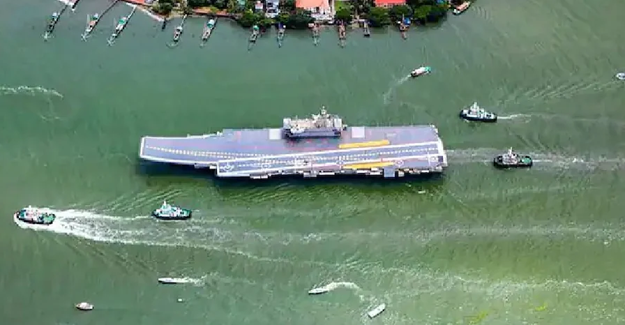 INS Vikrant 'City on Move' With 2 'Olympic Pools', Full Hosp, Machines ...