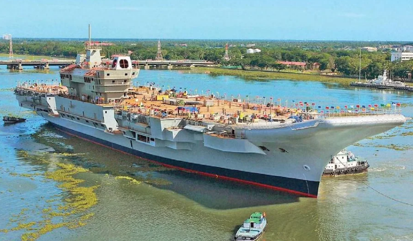 INS Vikrant 'City on Move' With 2 'Olympic Pools', Full Hosp, Machines ...