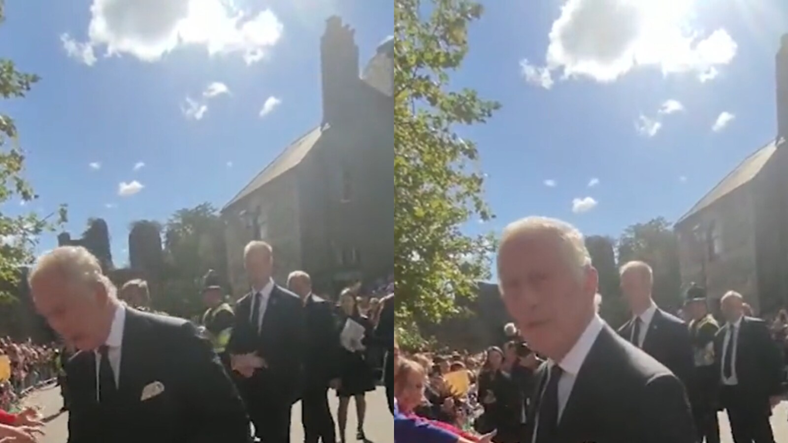 WATCH: King Charles III Responds to Man Questioning Him Over Cost of ... WATCH: King Charles III Responds to Man Questioning Him Over Cost of ...