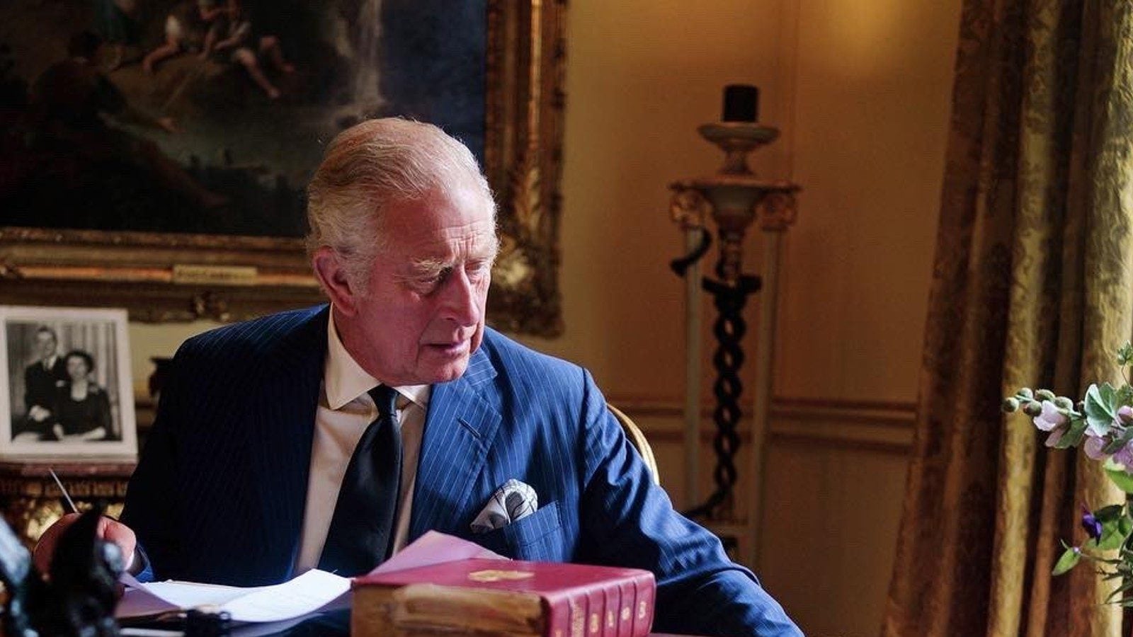 King Charles Pictured with Official Red Box in New Photo | World News ...