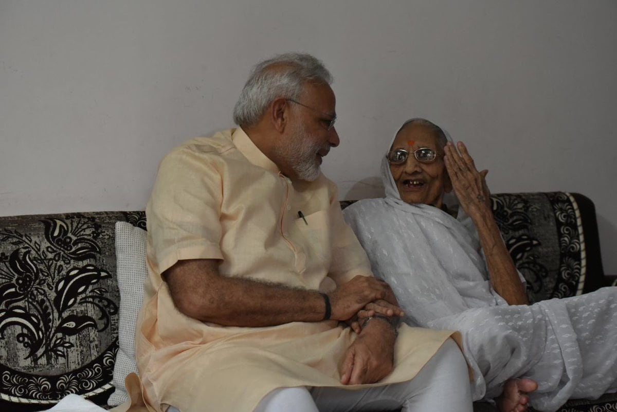 Narendra Modi Birthday: In Pics, PM Modi's Emotional Bond with his ...