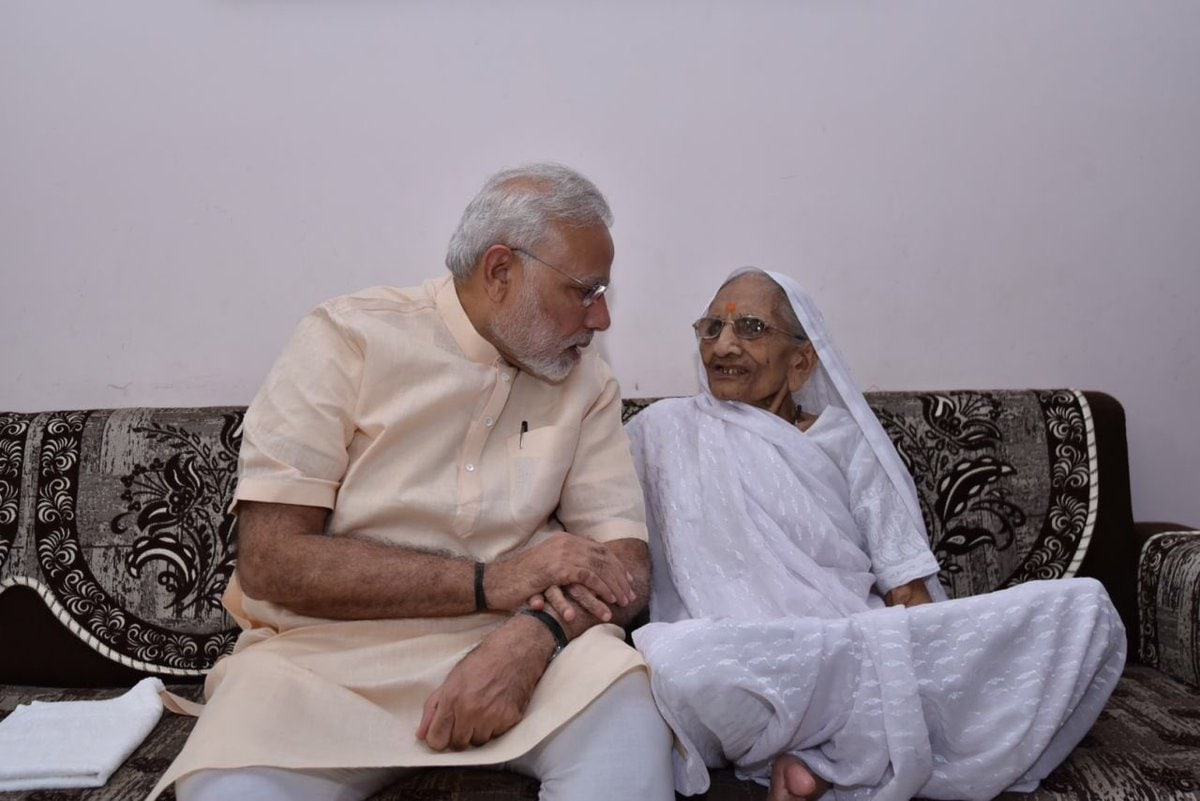 Narendra Modi Birthday: In Pics, PM Modi's Emotional Bond with his ...