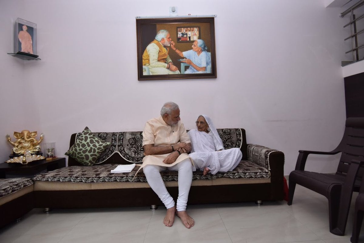 Narendra Modi Birthday: In Pics, PM Modi's Emotional Bond with his ...