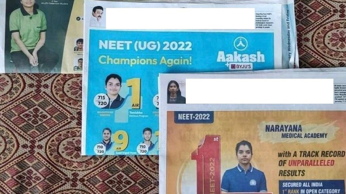 Whose Topper? Coaching Institutes in Ad War to Grab Credit for ...