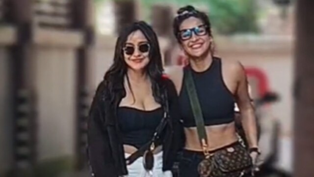 Neha Sharma and Aisha Sharma Look Uber-Cool as They Step Out In Mumbai ...