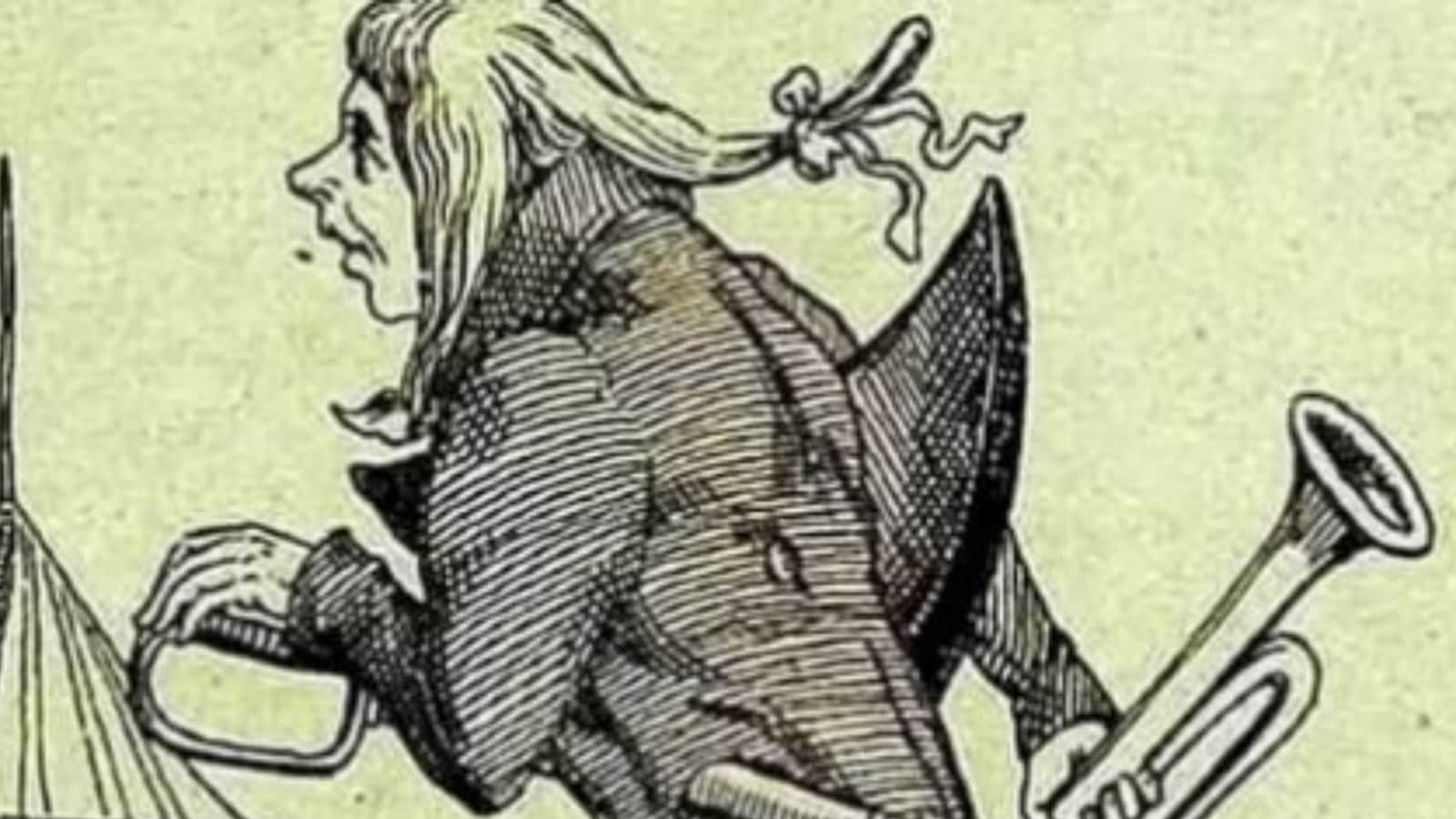 Optical Illusion: Find The Hidden Elephant in Vintage Sketch Of Circus ...