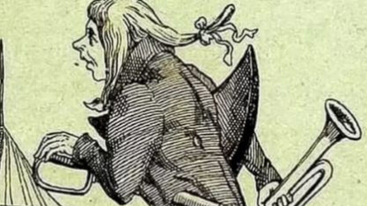 Optical Illusion: Find The Hidden Elephant in Vintage Sketch Of Circus ...