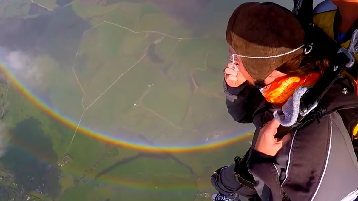 Ever Seen a Rainbow From the Sky? Watch Incredible Video - News18