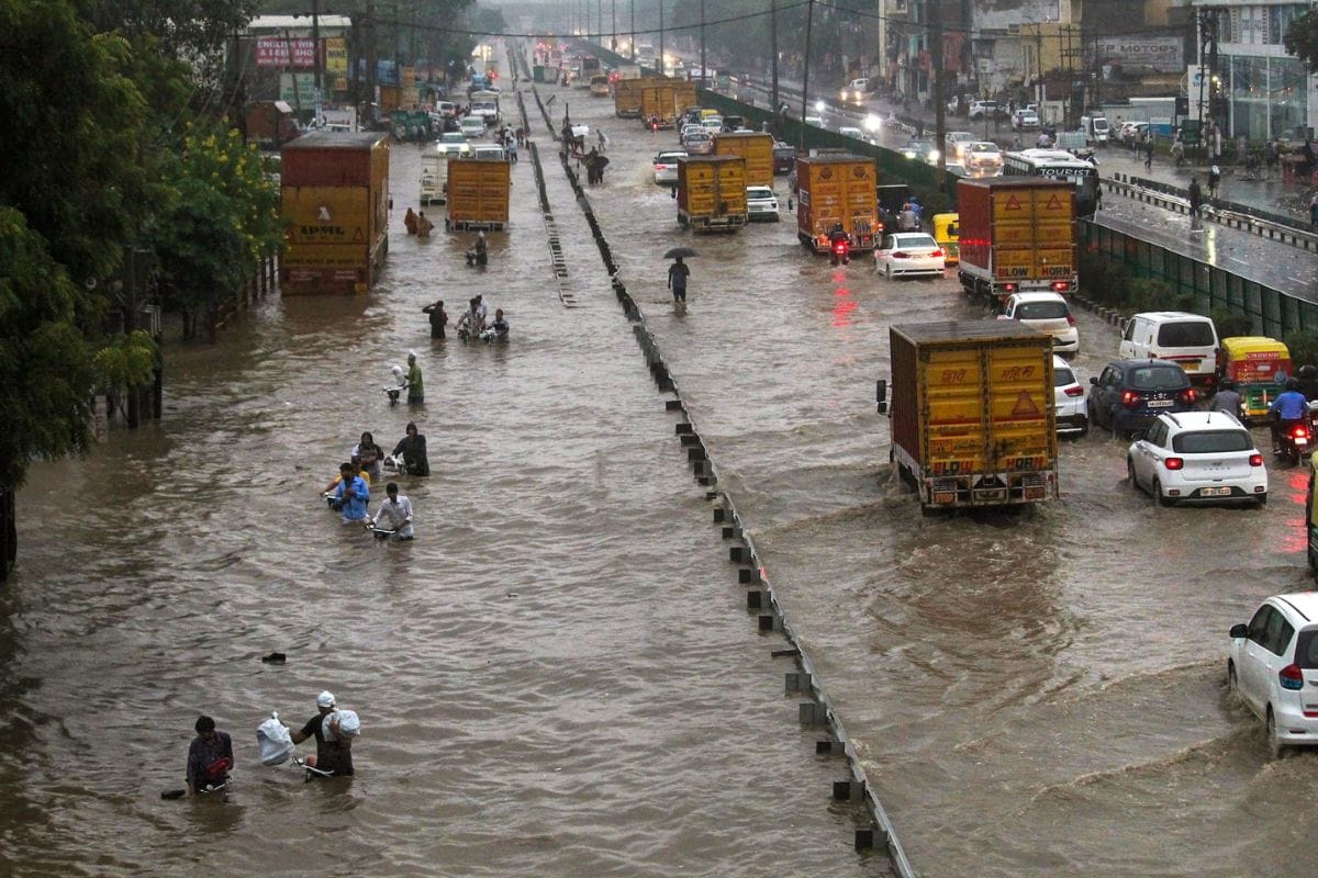 In Photos | Schools Shut Across Several Parts in UP, Delhi NCR Due to Heavy Rains, Offices Asks ...