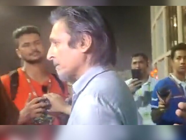 Pcb Boss Ramiz Rajas Clarifies Viral Video Indian Journalist Asked