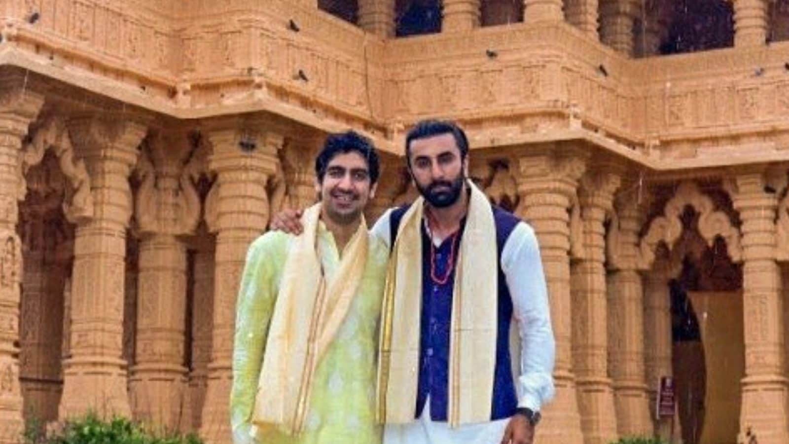 Ranbir Kapoor and Ayan Mukerji Visit Somnath Temple To Seek Blessings ...