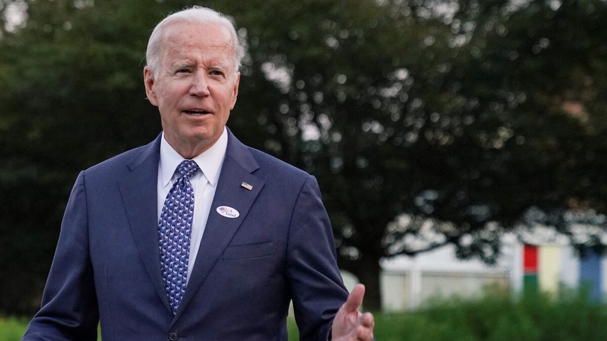 Biden Reaches Delaware to Cast Vote in the Primary Elections - News18