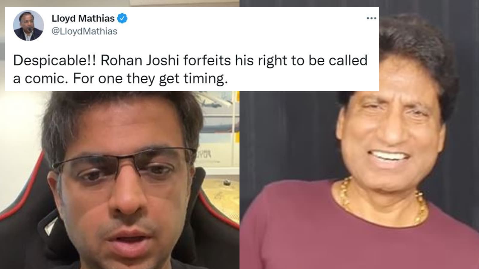 Rohan Joshi Under Fire For 'Good Riddance' Comment After Raju Srivastav ...