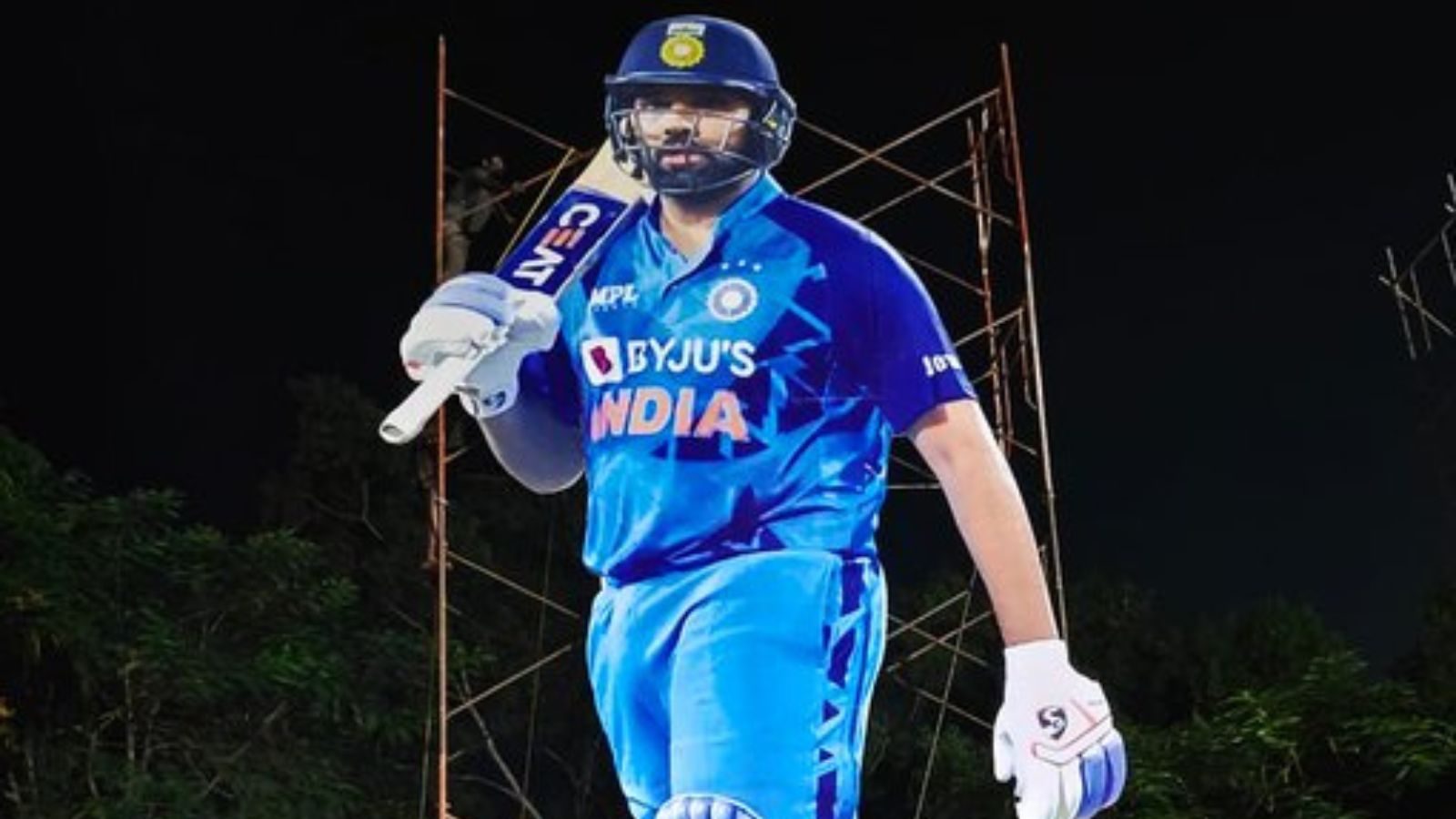 Rohit Welcomed in 'Gods Own Country' with a Colossal Cut-out at ...