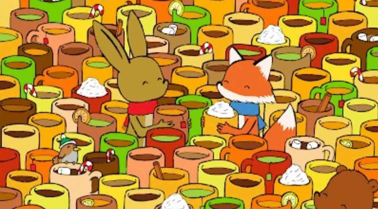 Optical Illusion: Can You Spot an Empty Mug in This Puzzle Within 9 ...