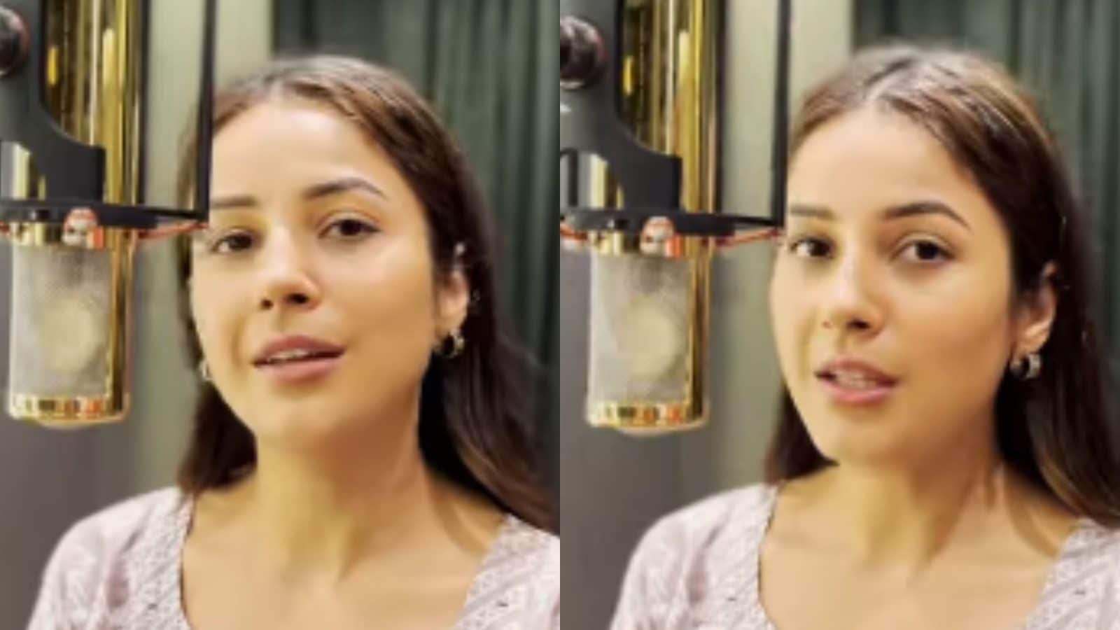 Shehnaaz Gill Sings ‘Tujhme Rab Dikhta Hai’ Song, Fans Call Her Voice ...