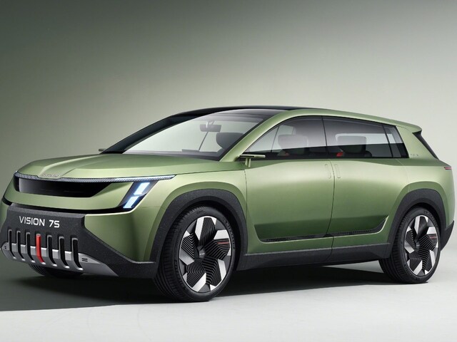 Skoda Vision 7S Electric SUV Concept Unveiled with 600+ Km Range Per ...