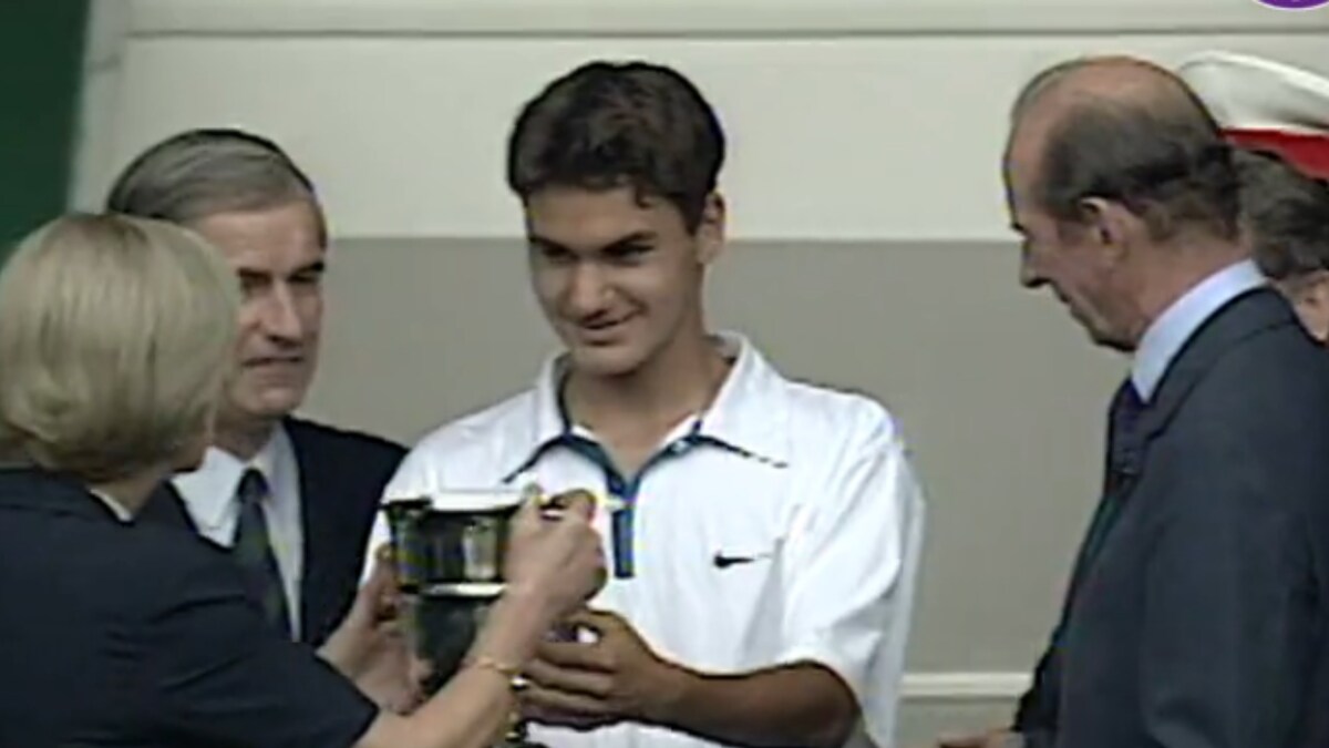 When a Young Roger Federer Won Junior Boys Title at Wimbledon in 1998 ...