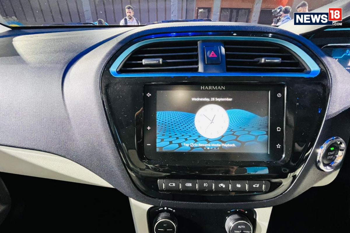 Tata Tiago EV with 315 Km Range in Pics: See Design, Features, Interior and More in Detail - News18