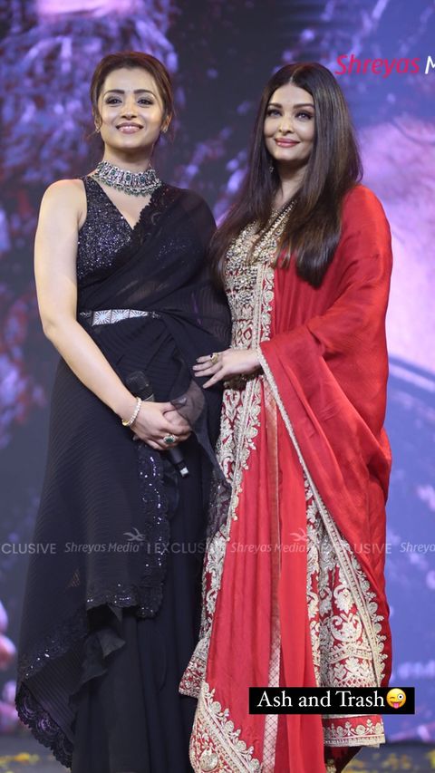 Trisha Shares Pics with Aishwarya Rai Bachchan, Chiyaan Vikram, AR Rahman from Ponniyin Selvan ...