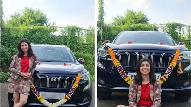 On Ganesh Chaturthi, Tejaswini Pandit Gifts Herself a Luxury SUV - News18