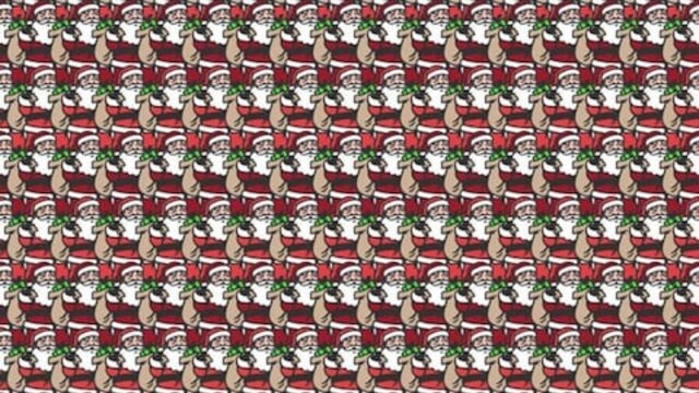 Optical Illusion: Find Hidden Santa Claus With The Heaviest Sack in ...