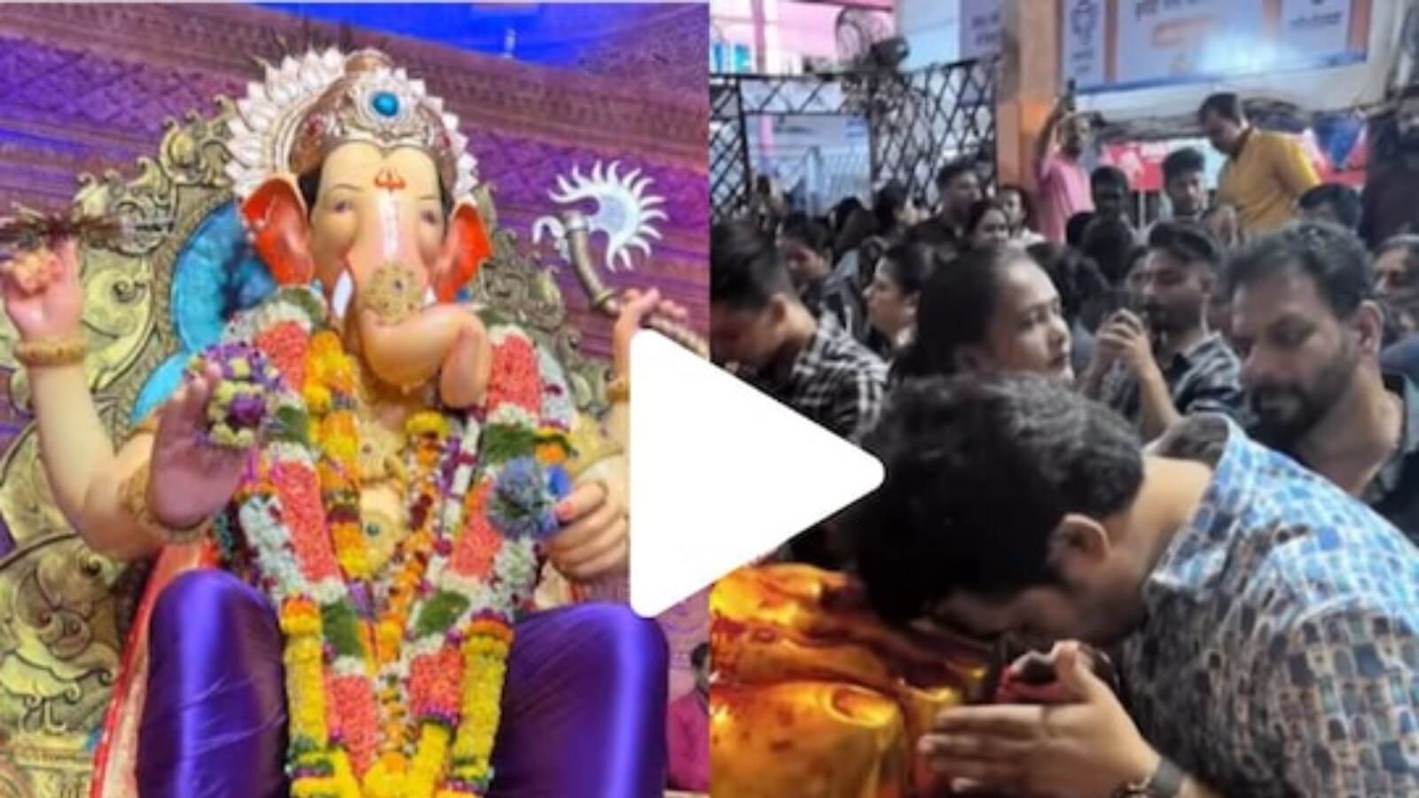 Marathi Actor Vikas Patil Shares a Glimpse of His Lalbaugcha Raja ...