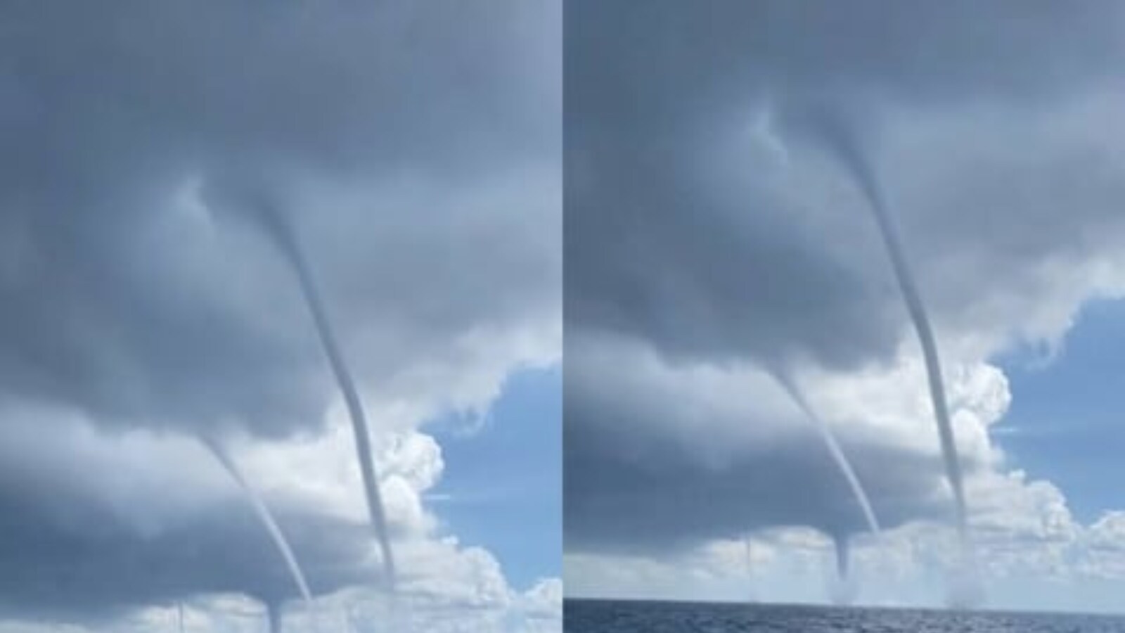 Watch: 4 Stunning Waterspouts Off The Spanish Coast Leave Internet ...