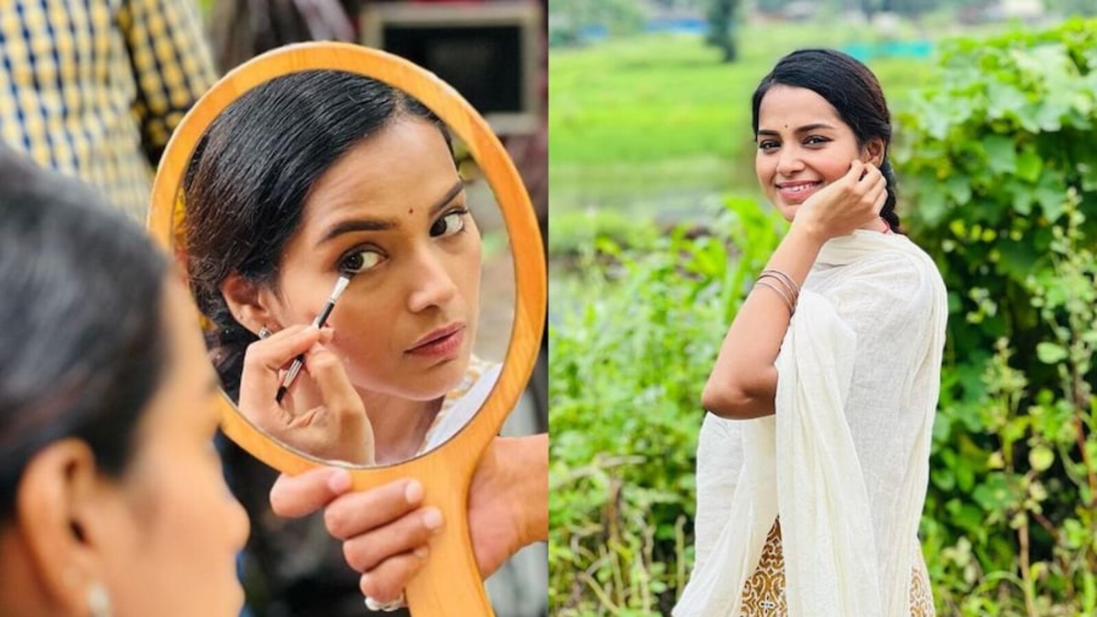 Marathi Actress Titeeksha Drops Glimpses of Satvya Mulichi Satvi Mulgi ...