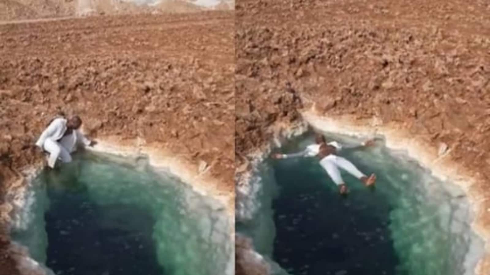 Watch: Breathtaking Salt Pools of Siwa Oasis Where You Won't Drown if ...