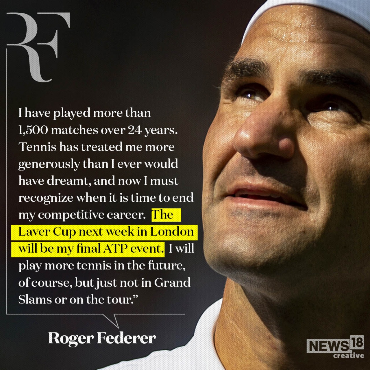 Roger Federer Announces Retirement: Statement, Records and Titles of ...