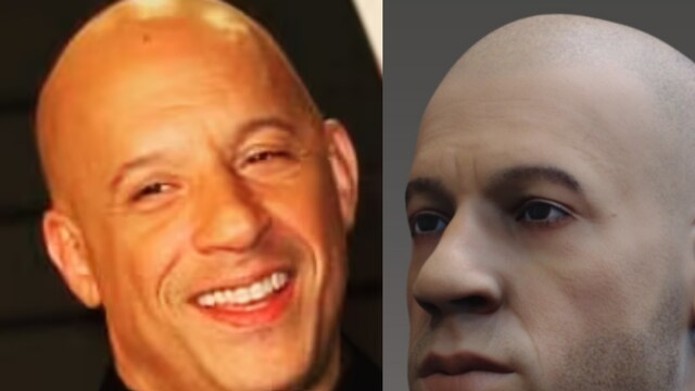 Is Vin Diesel the First Human Being Created By God? '3D Model' of Adam ...