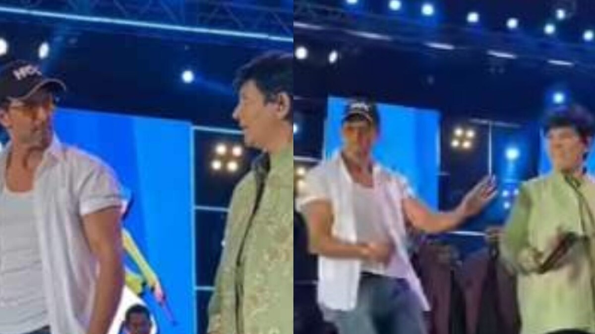 Hrithik Roshan Performs 'Ek Pal Ka Jeena' Hook Step With Falguni Pathak ...