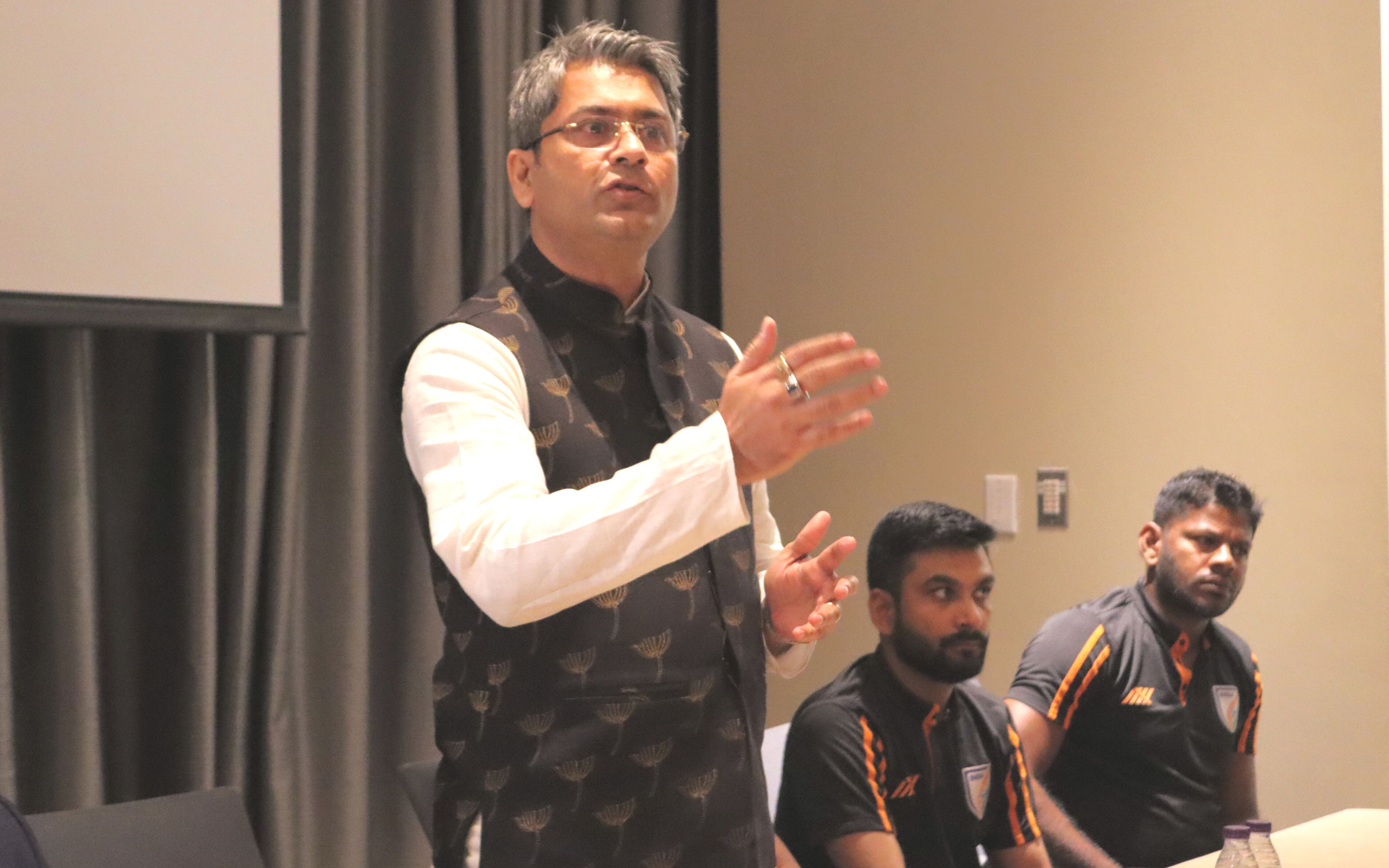 AIFF President, Secretary General Meet India Under-17 Boys in Saudi ...