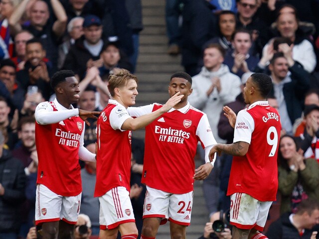 Premier League: Arsenal Rout Nottingham Forest 5-0; Go Top of the Table ...