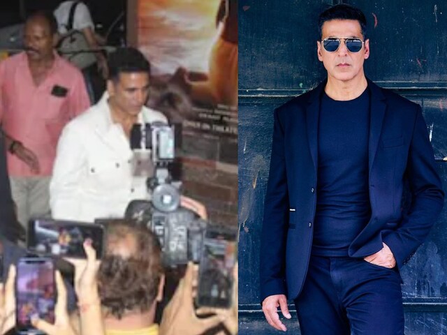 Akshay Kumar Fans Chant 'Jai Shree Ram' As He Visits Gaiety Galaxy To ...