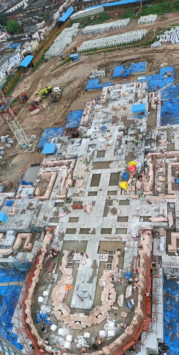 Ayodhya Ram Temple Work in Progress: 1,700 Cubic Feet of Maharashtra ...