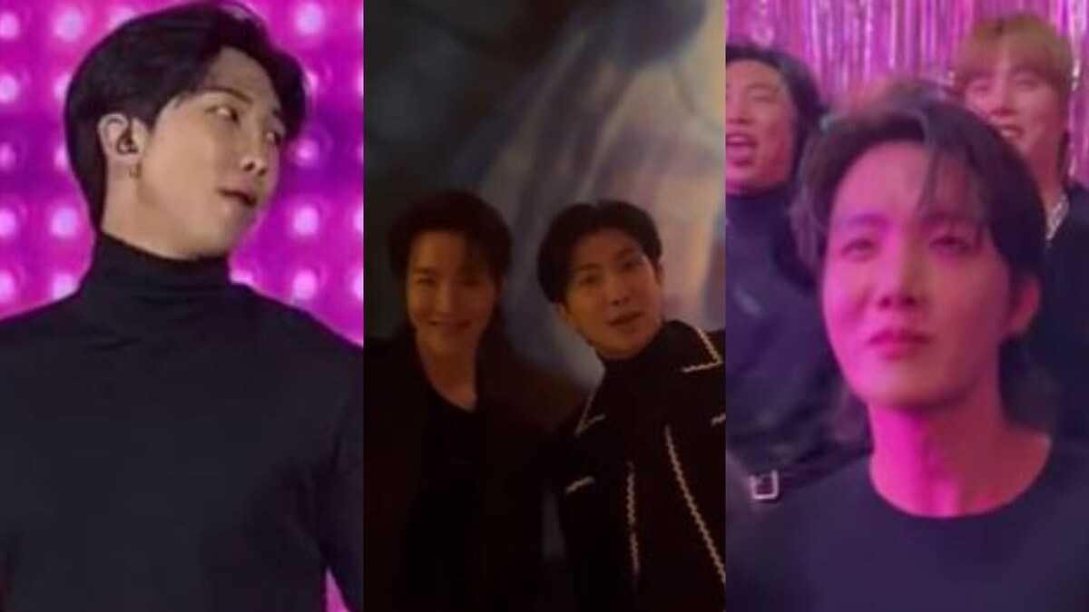BTS: Hobi, RM Look Hot in Black, Bangtan Leader Shows Middle Finger ...