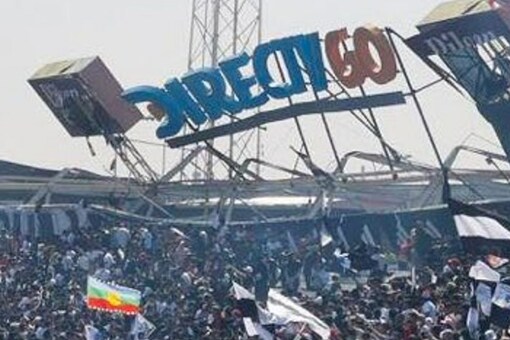 Chilean Club Colo Colo's Stadium Roof Collapses During Open Training ...