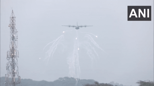 Air Force Day: Surya Kiran, Sarang Aerobatic Teams Dazzle Chandigarh ...