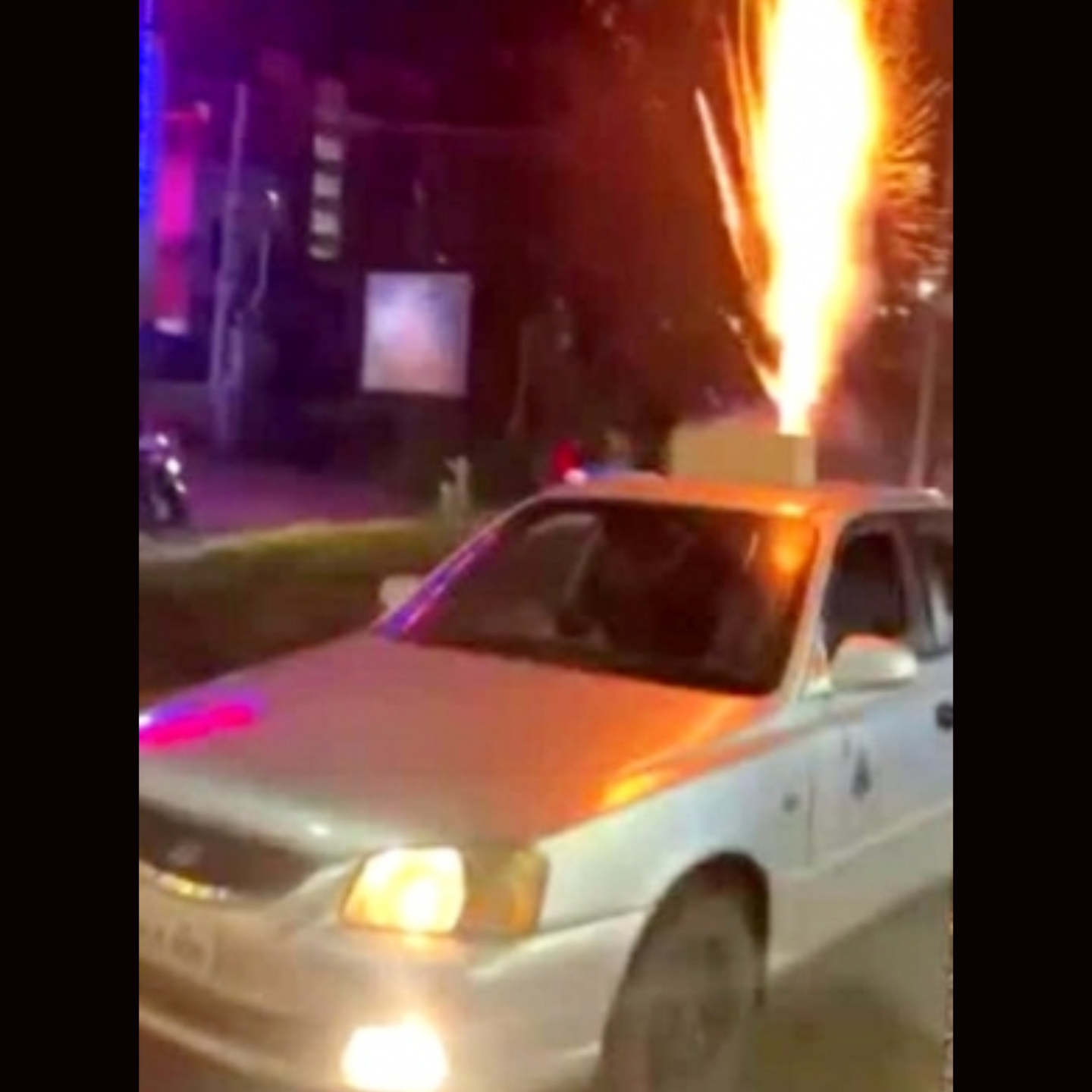 Video of Firework Display Atop Speeding Car in Gurugram Goes Viral, 1 ...