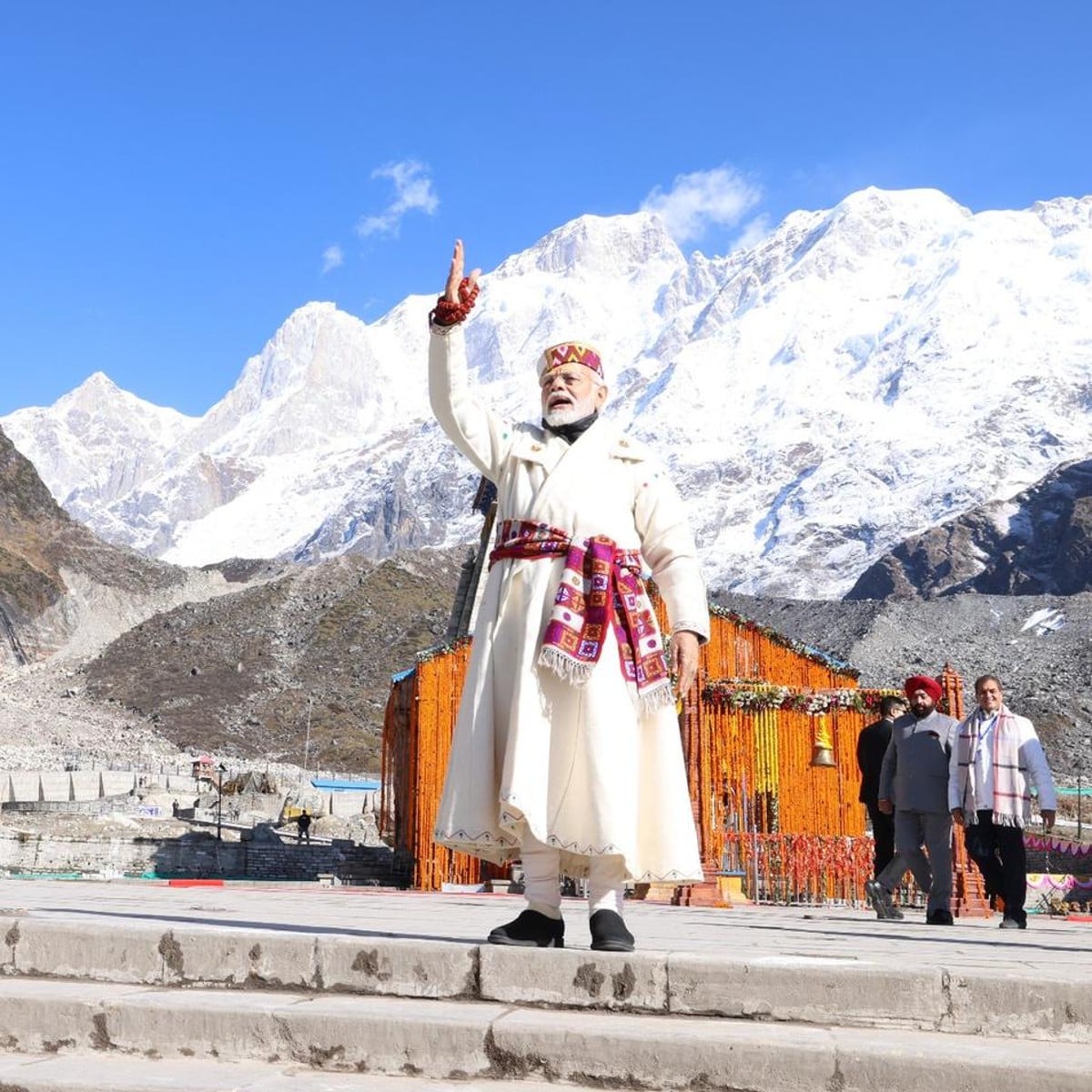 In Pics | PM Modi Offers Prayer Prayers at Kedarnath & Badrinath ...